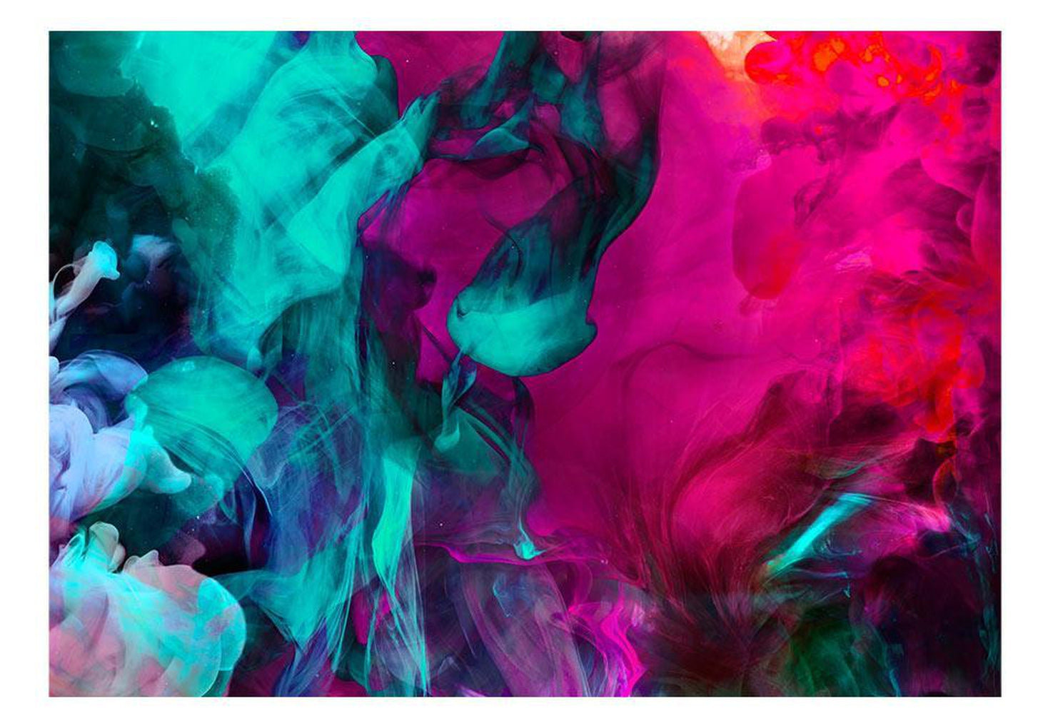 Brayden Studio Abstract Wallpaper Wall Mural - Colour Madness - Wayfair ...