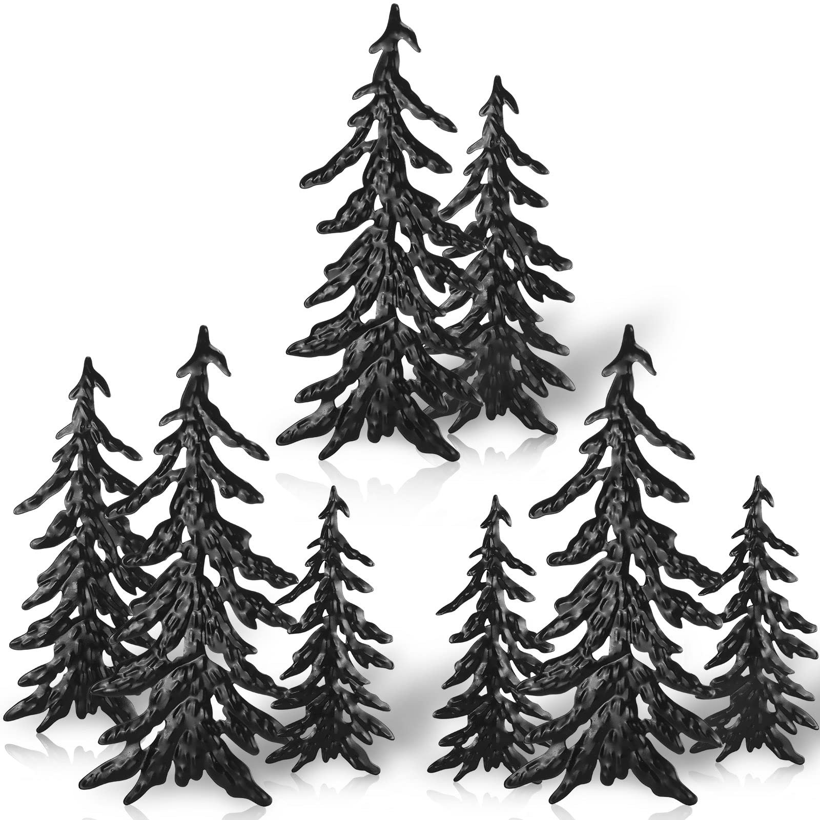 The Holiday Aisle® Rustic Pine Tree Metal Wall Art Decor For Christmas ...