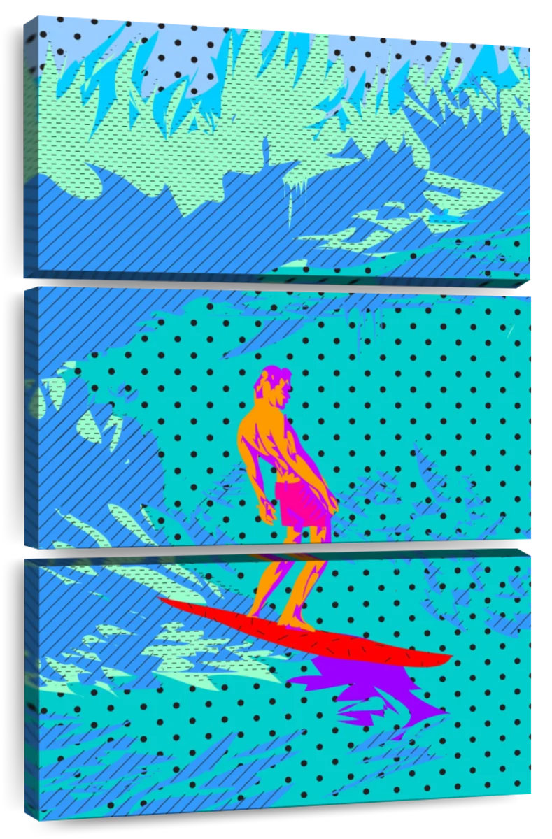 Ebern Designs Sireci Neon Surfing | Wayfair