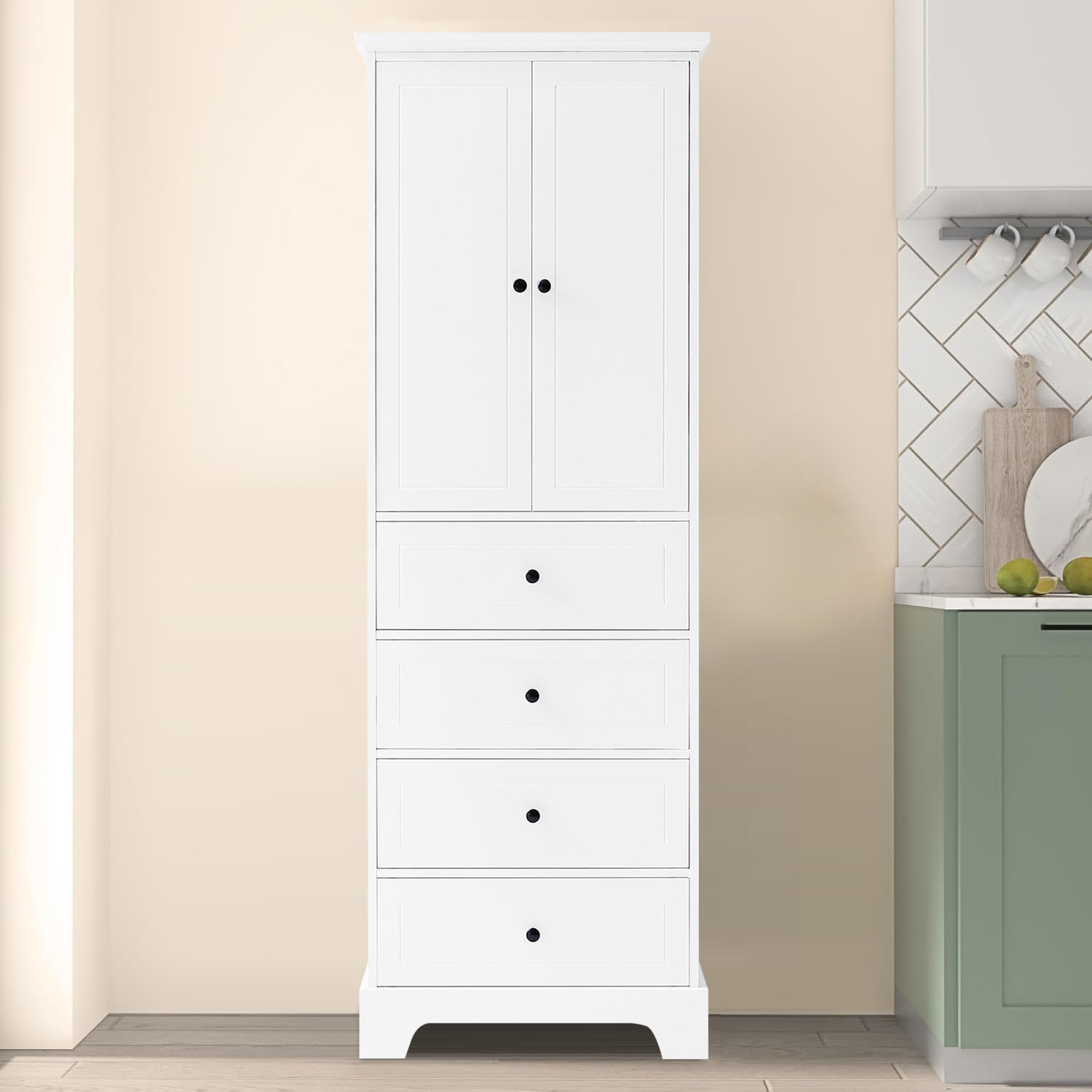 WFX Utility™ Manufactured Wood Single Storage Cabinet ( 68.12" H x 23. ...