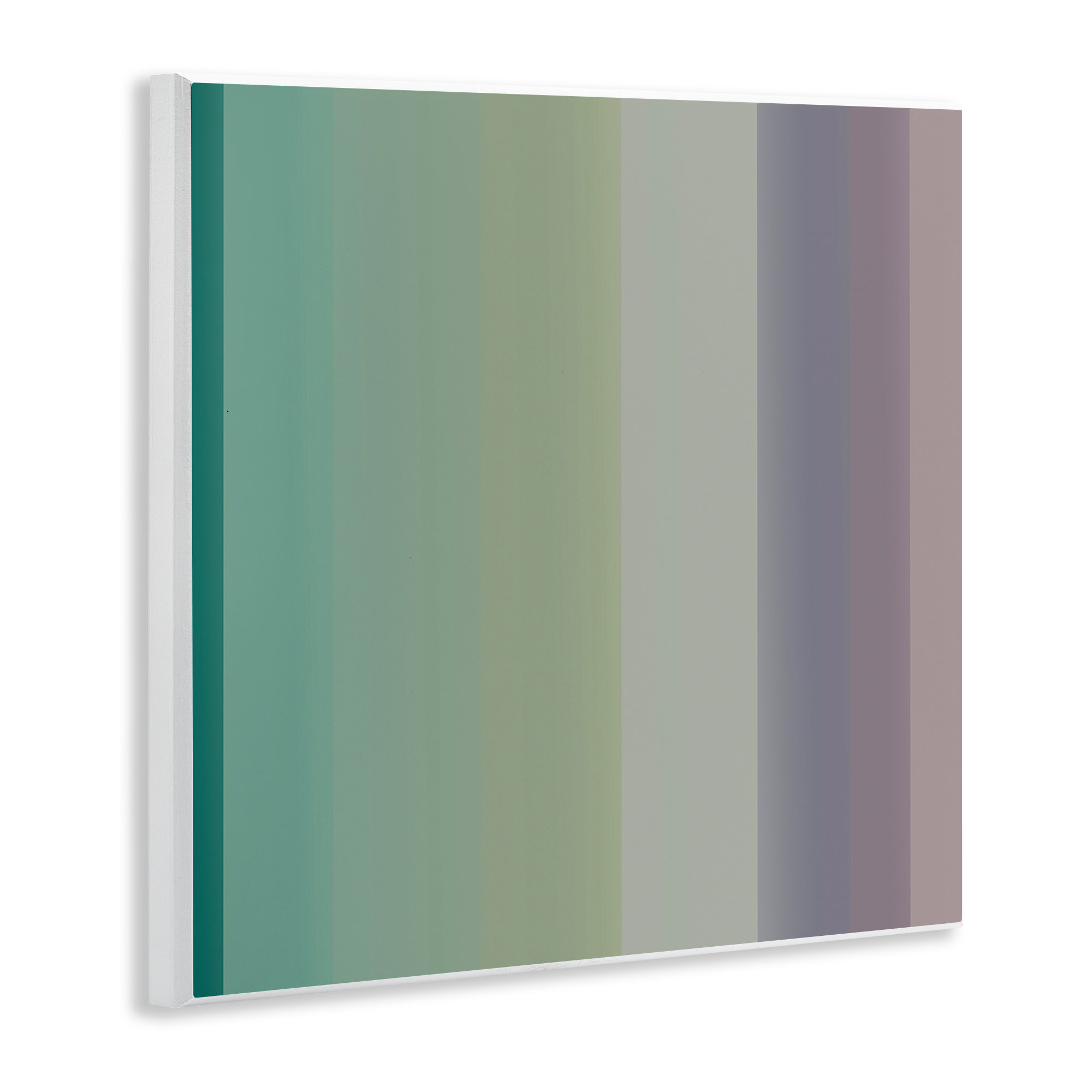 Ebern Designs Green & Purple Gradient Wall Plaque Art by Third & Wall ...