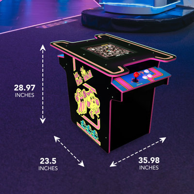 Arcade 1Up Arcade1Up Ms. Pac-Man 40th Anniversary Head-to-Head Black ...