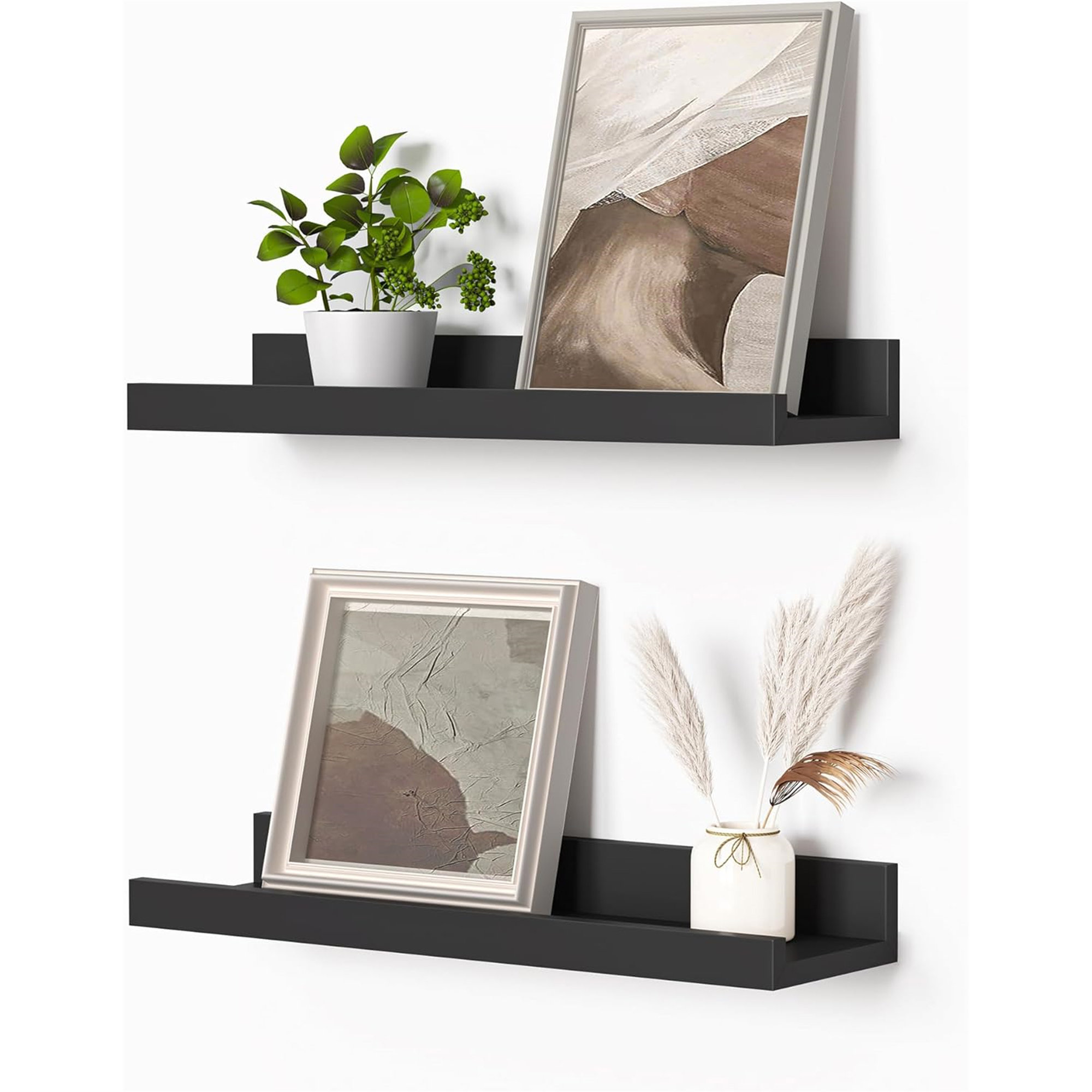 Isabelle & Max™ Picture Ledge Shelf Bookcase, Set of 2 Floating ...