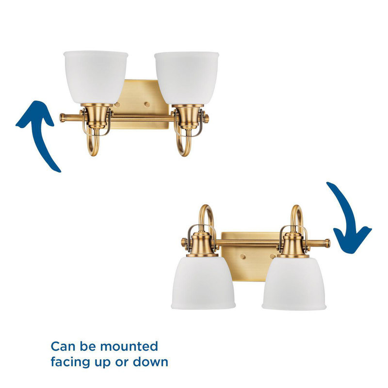 Beachcrest Home Reta 2 - Light Dimmable Vanity Light | Wayfair