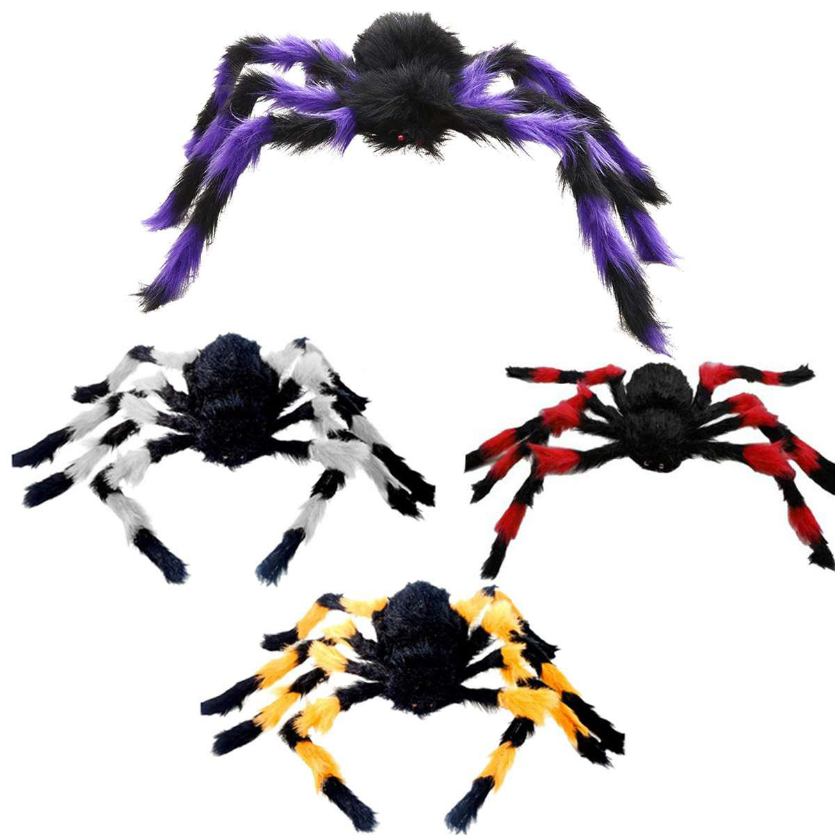 The Holiday Aisle® 30 inch Scary Giant Spider Halloween Hairy Spider ...