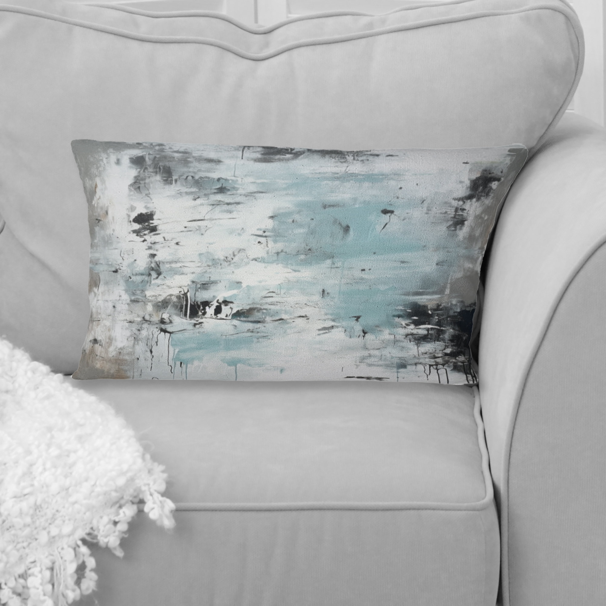 Design Art Serene Subtility In Abstract Light Blue IV - Abstract ...