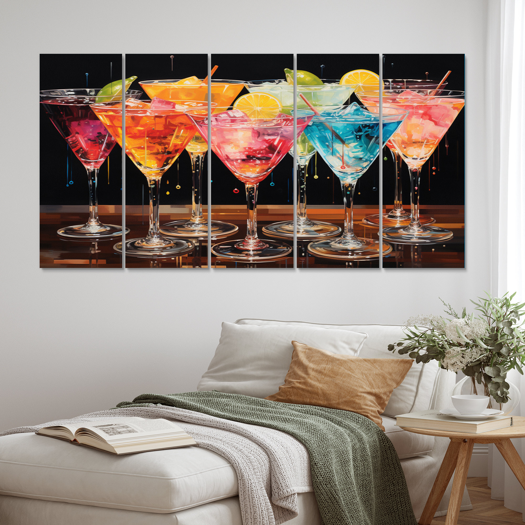 Design Art Cocktails Cocktail Confetti I - Food & Beverage Canvas Art ...
