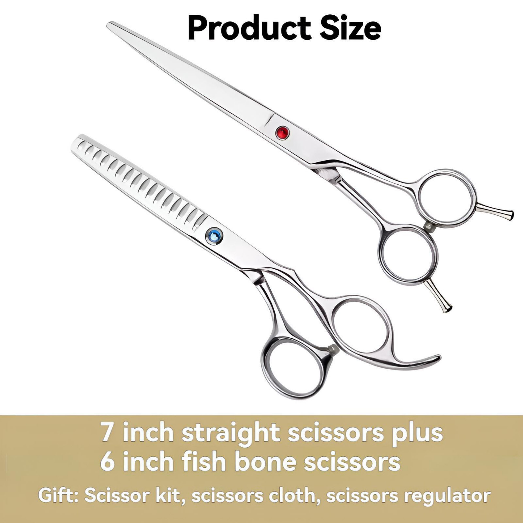 NUODA Straight Cut 7-Inch And Fishbone Cut 6-Inch, Professional Tool ...