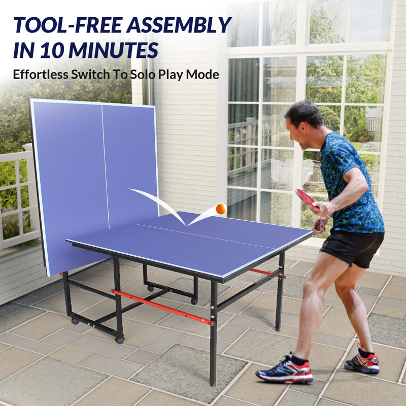 Zevemomo Portable Foldable Table Tennis Table – Multiple Sizes ...