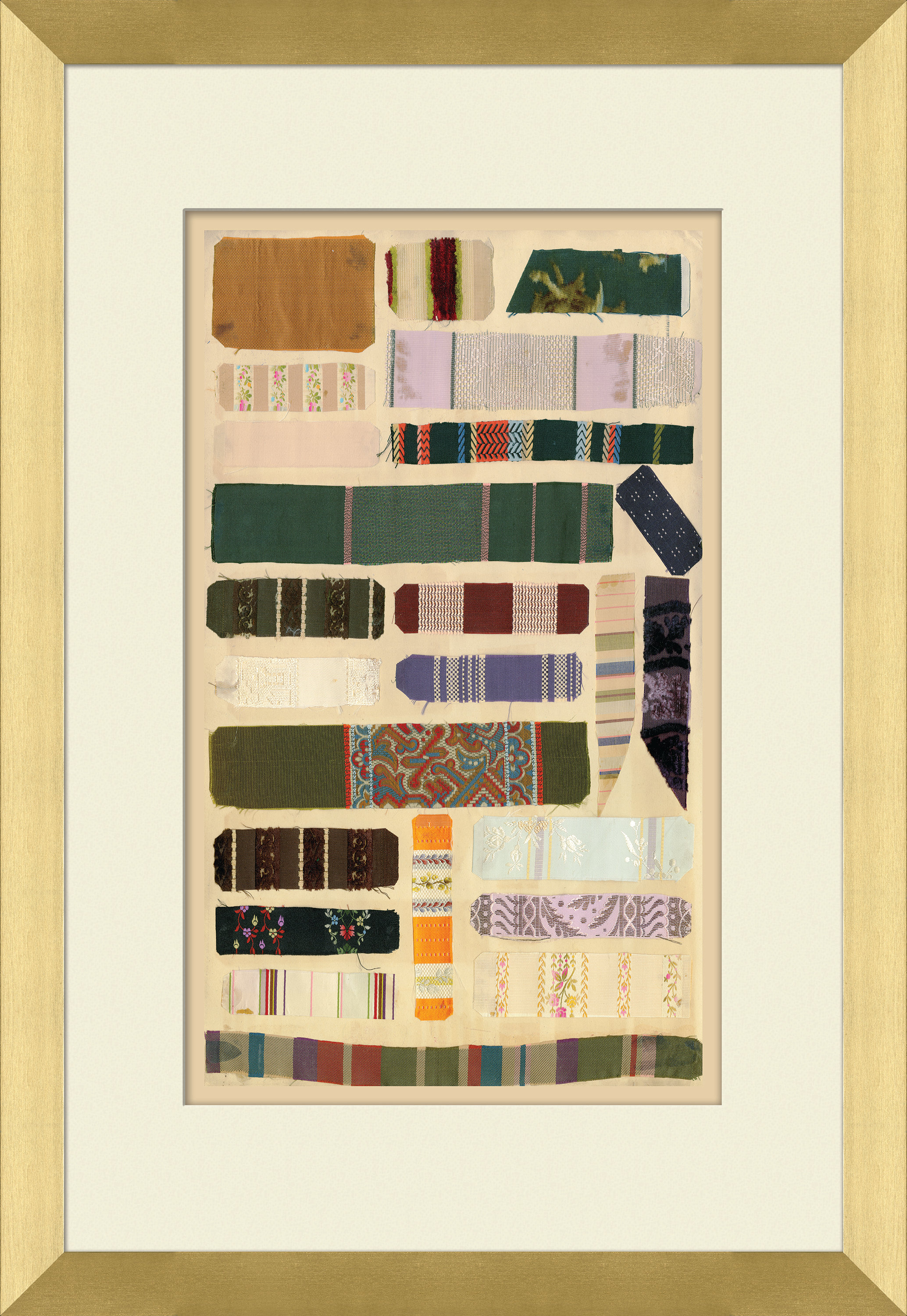 Joss & Main Fabric Swatches - Picture Frame Graphic Art | Wayfair