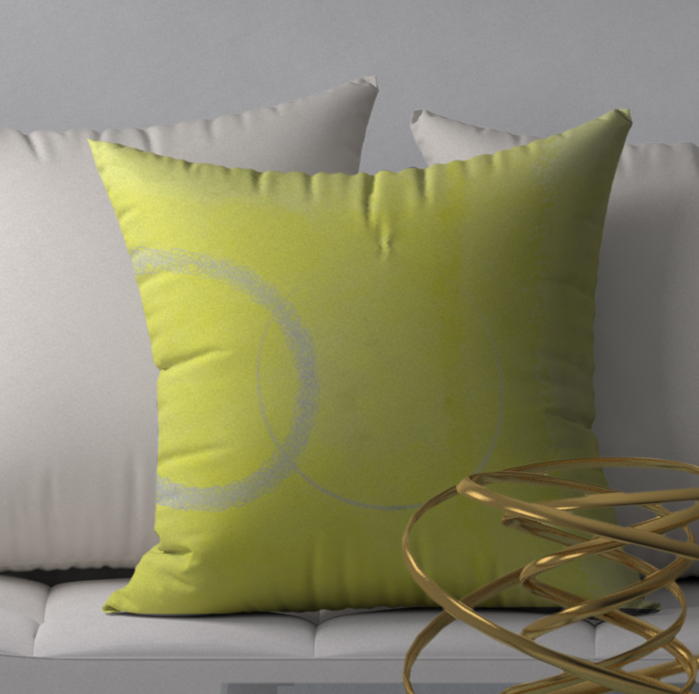 LeRoi Products Subtle Best Square Pillow Cover & Insert | Wayfair