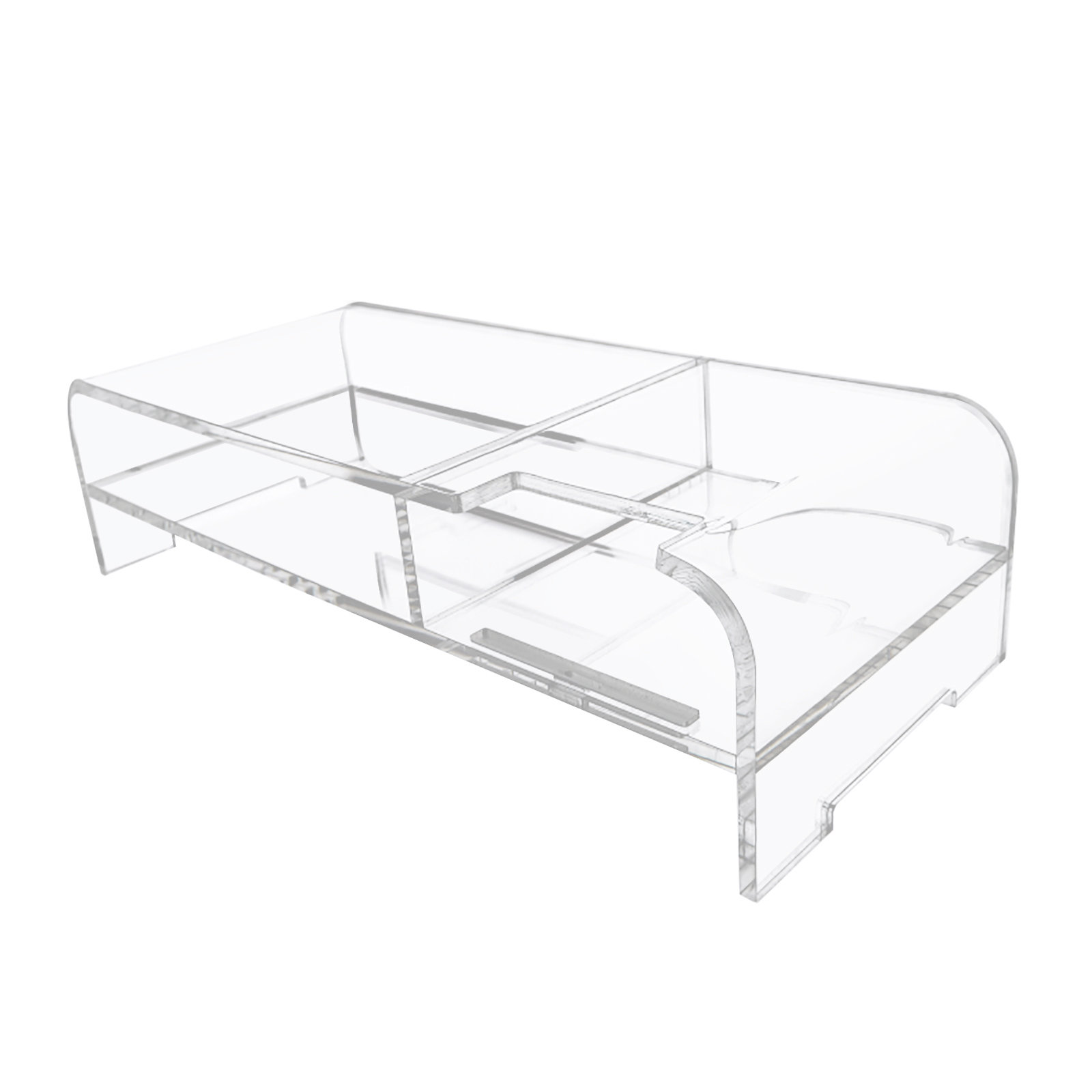Inbox Zero Jodena 19” Acrylic Monitor Stand | Wayfair