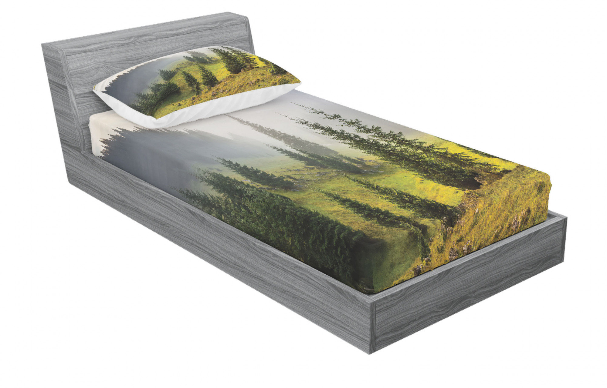 Ambesonne Forest Sheet Set | Wayfair