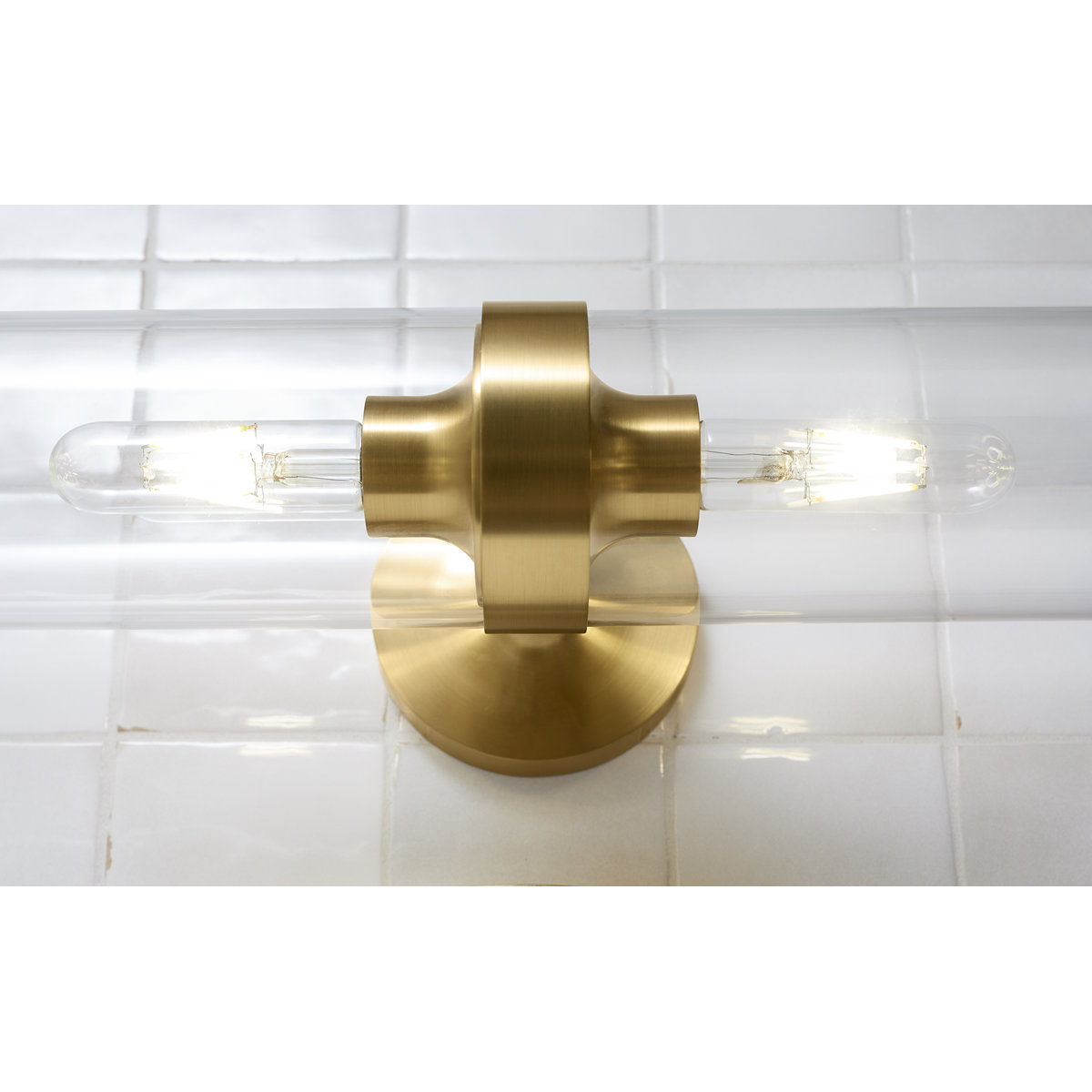 Kohler Purist™ 2 Light Indoor Bathroom Vanity Light Fixture, UL Listed ...