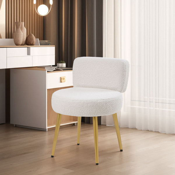 Fairmont Park Ackerly 60cm Tall Iron Dressing Table Stool & Reviews ...