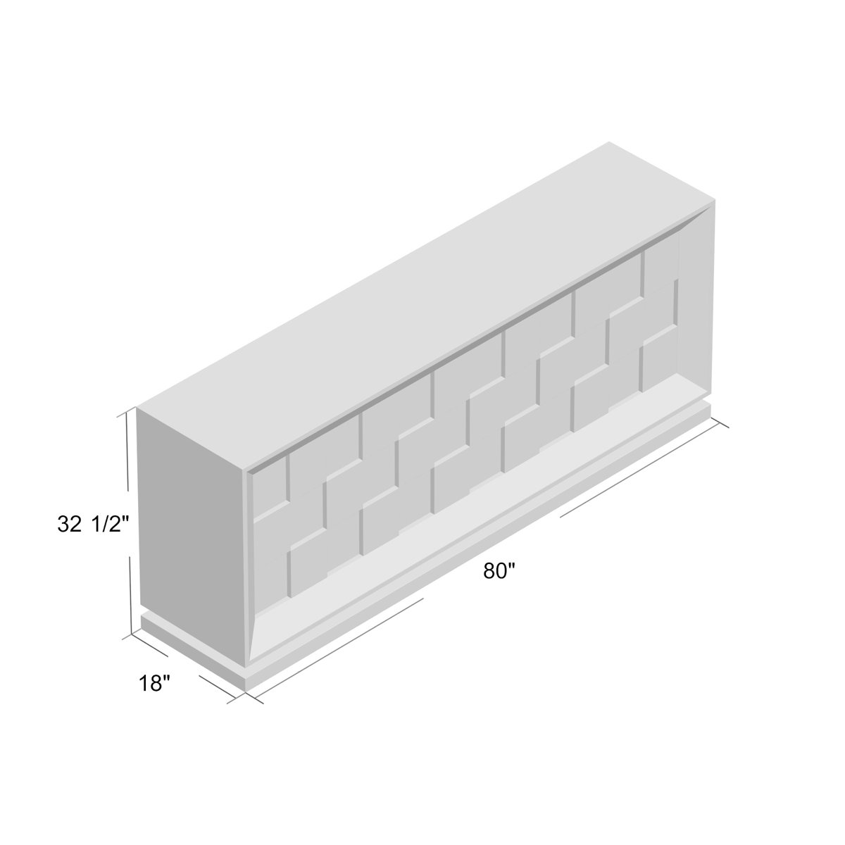 Global Views Quad Block Chest | Perigold