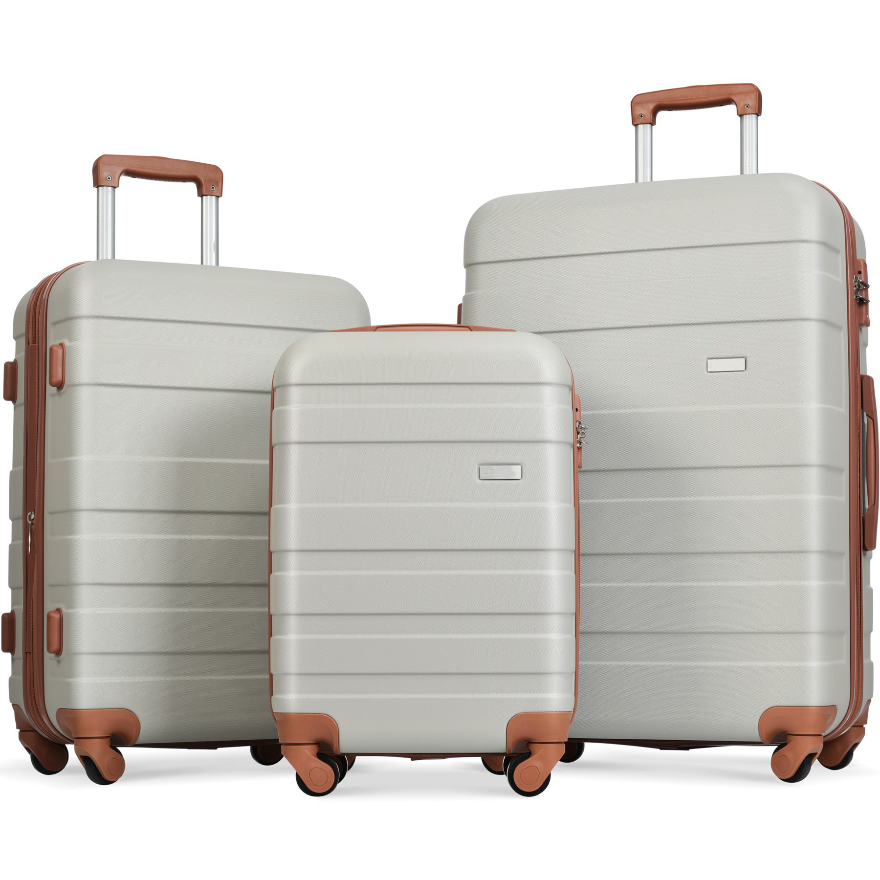 EASTERN FLOORING CENTER, INC. Luggage Sets New Model Expandable ABS ...