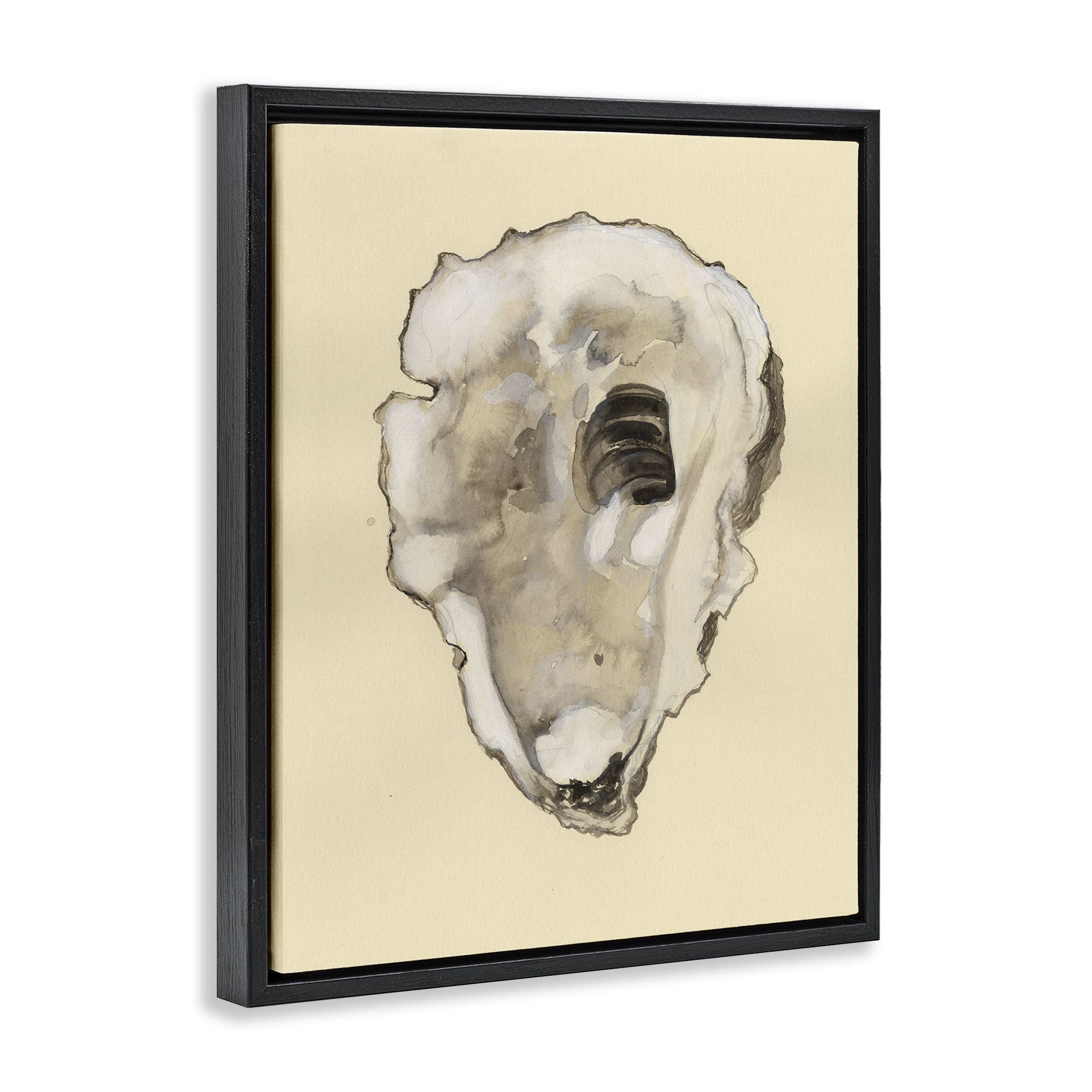 Latitude Run® Oyster Shape Framed Floater Canvas Wall Art by Michael ...