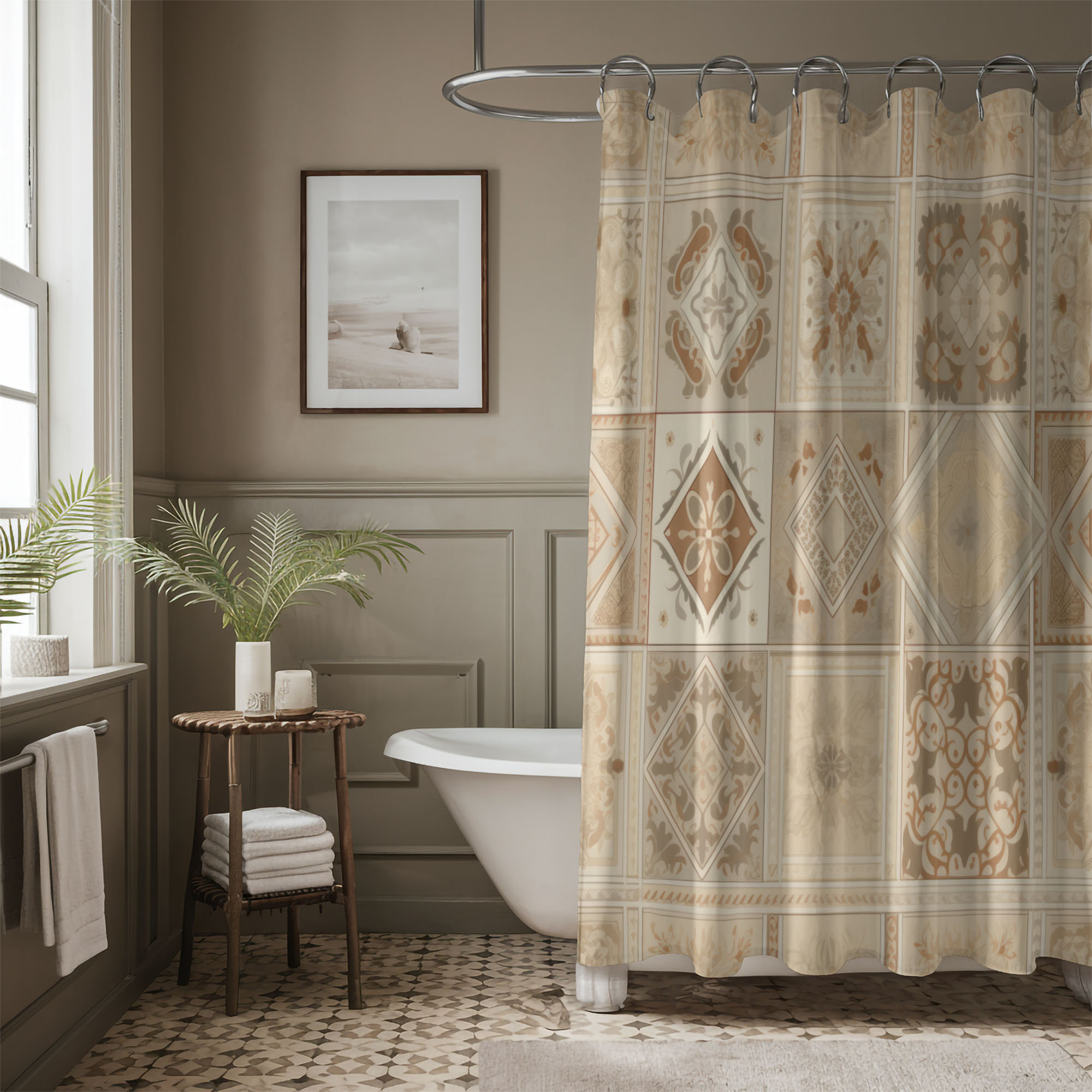 East Urban Home Rich Carpet - Premium Shower Curtain | Wayfair
