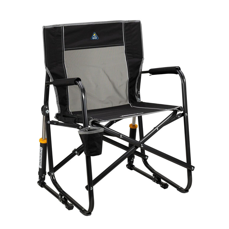 17 Stories Outdoor Freestyle Rocker Camping Chair | Wayfair