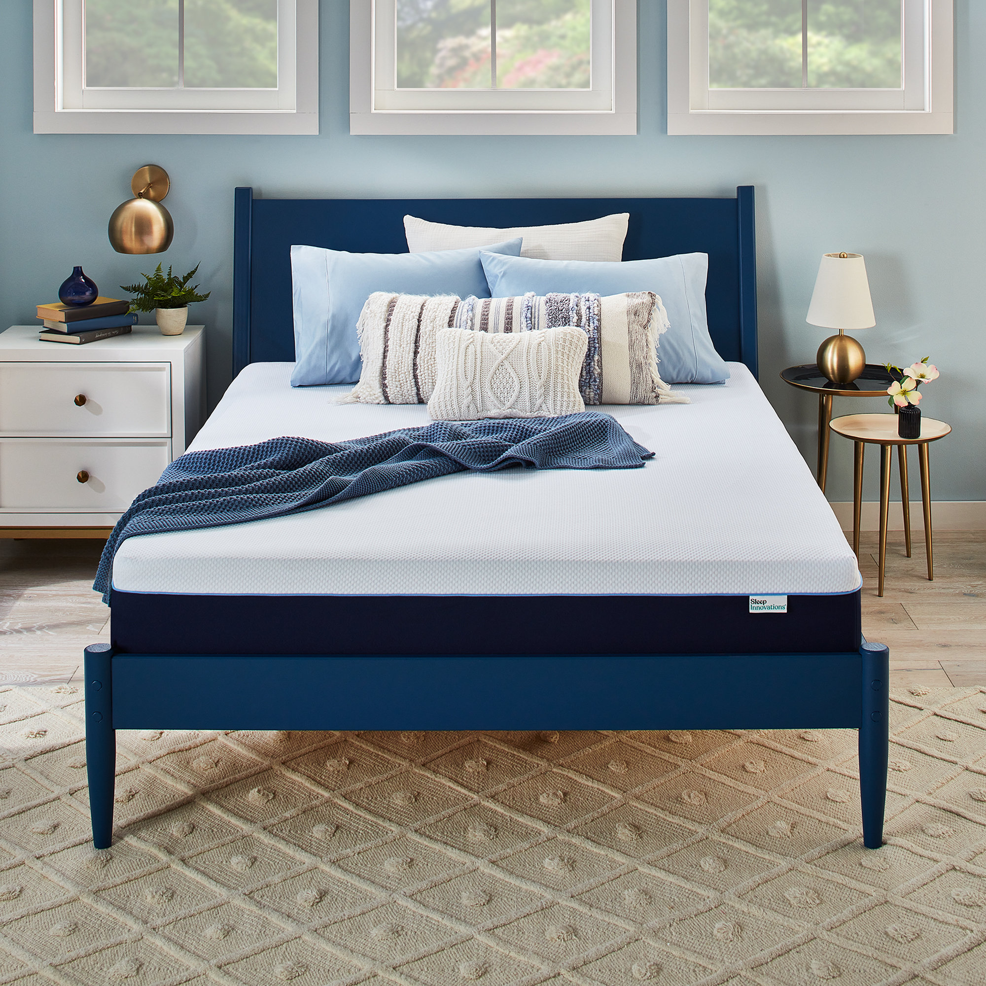 Sleep Innovations Marley Cooling Gel Memory Foam Mattress & Reviews ...