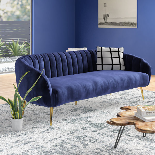 Willa Arlo Interiors Hilda 74'' Velvet Sofa & Reviews - Wayfair Canada