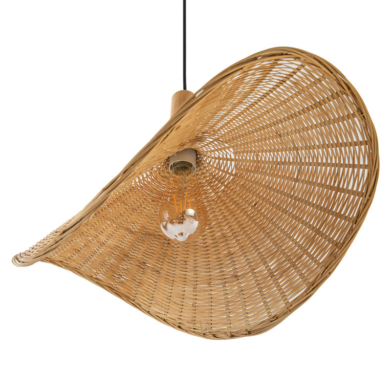 Bay Isle Home™ Oscar - Light Matte Black Unique/Statement Pendant | Wayfair