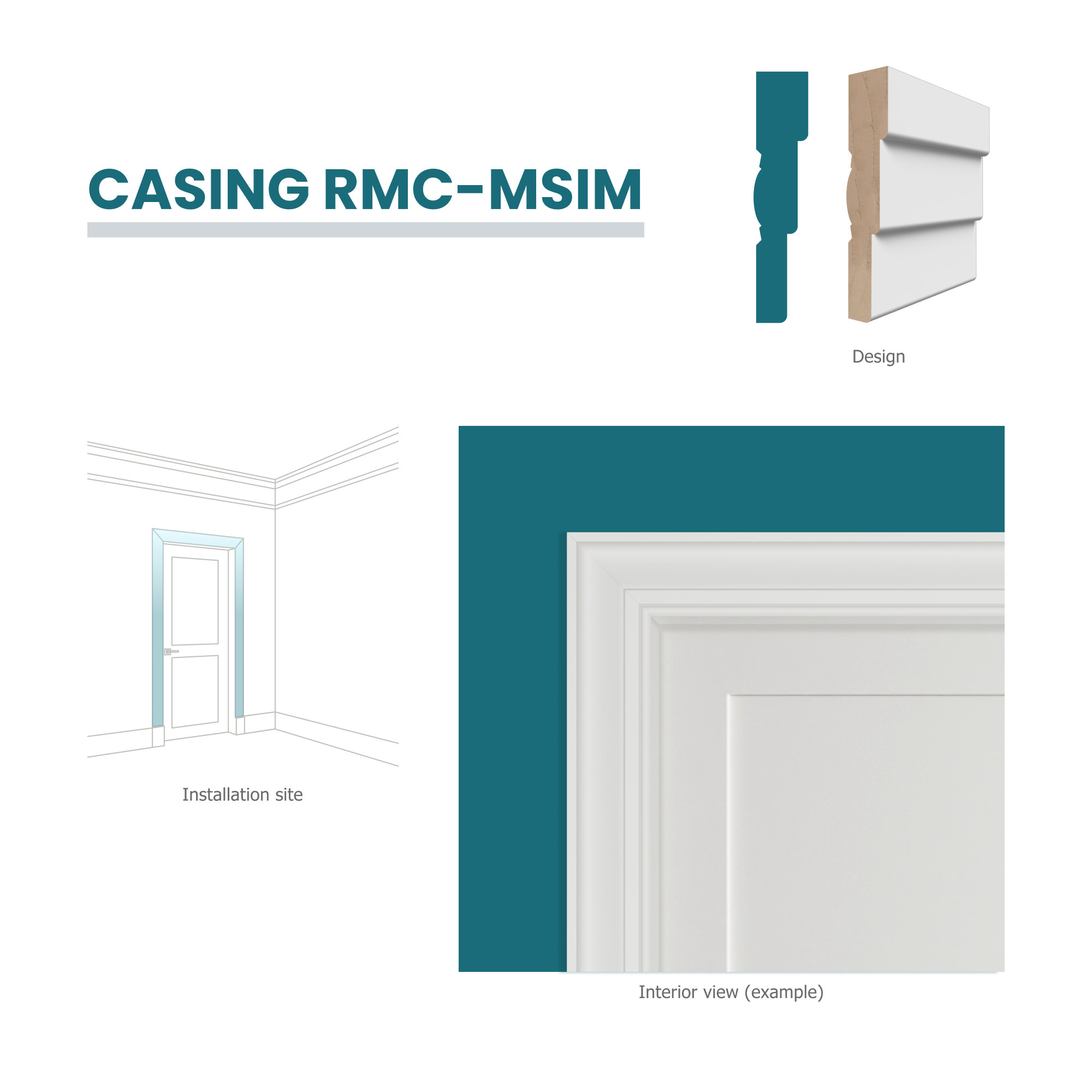 RESO RMC MSIM 5/8 in.D x 3 1/4 in.W x 102in.L Primed Finger-Joined Pine ...