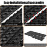 Garwarm 24 Pack 24"X12" Interlocking Deck Tiles, Easy Installation ...