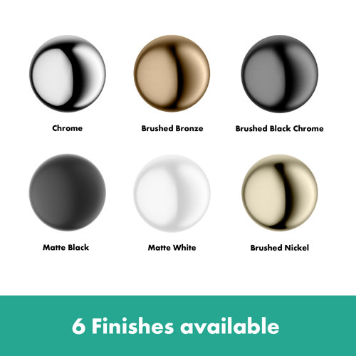 Hansgrohe AddStoris Roll Holder with Shelf & Reviews | Wayfair