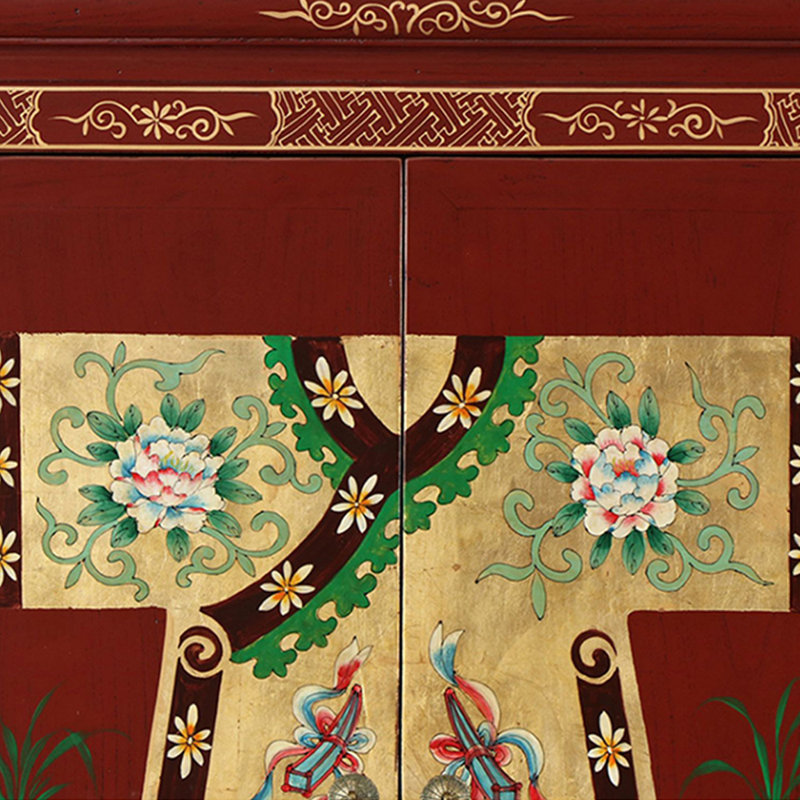 Parttlion Chinese style classical bedroom wardrobe | Wayfair