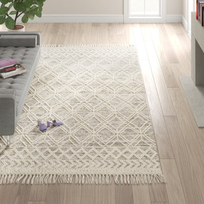 The Twillery Co.® Middleborough Geometric Handwoven Cream Area Rug ...