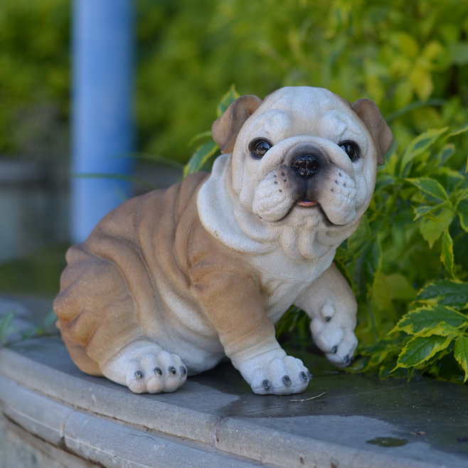 Hi-Line Gift Ltd. Bulldog Puppy Statue & Reviews | Wayfair