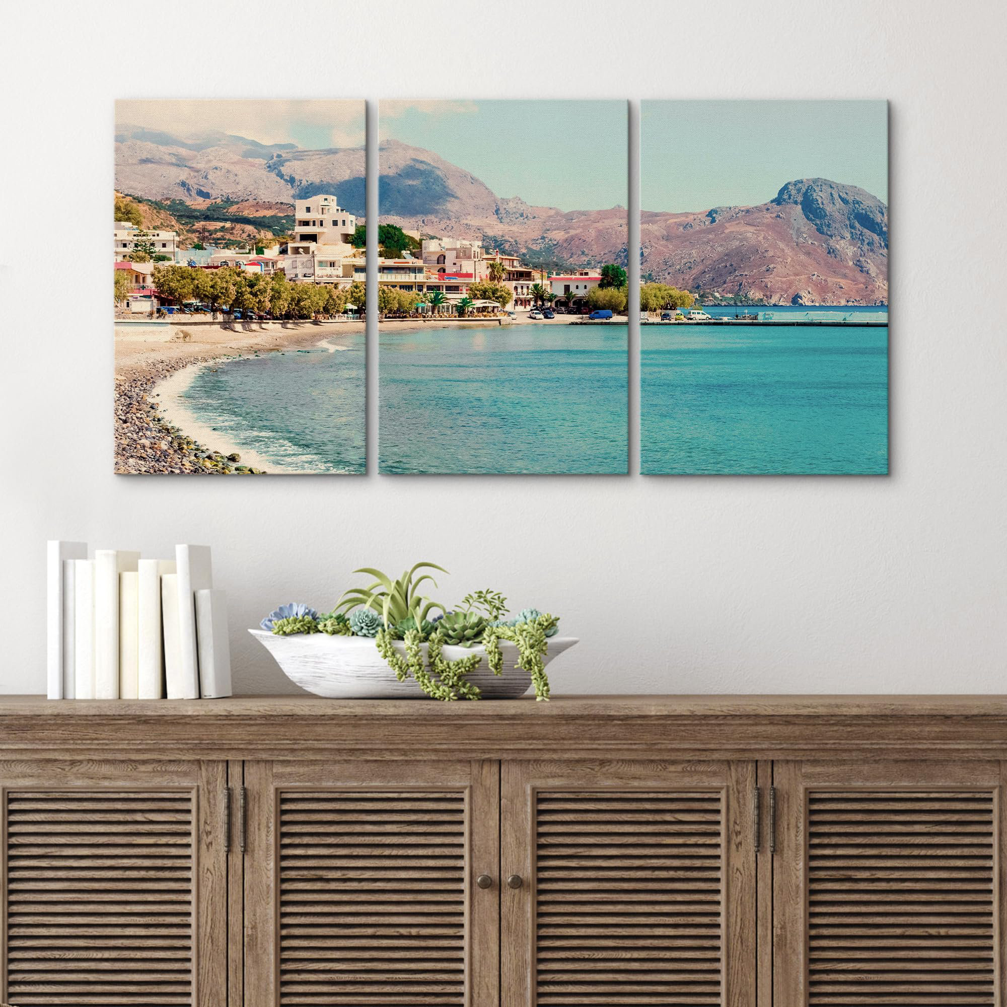 IDEA4WALL Tropical Beach Scenery Coastal Landscape Photography Realism ...