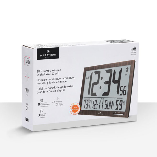 Marathon Watch Company Marathon Wall Clock & Reviews | Wayfair