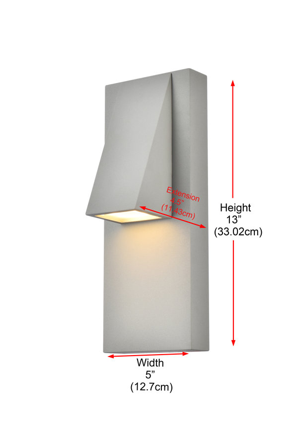 Mercury Row® Addilynn Aluminum LED Wall Light & Reviews | Wayfair