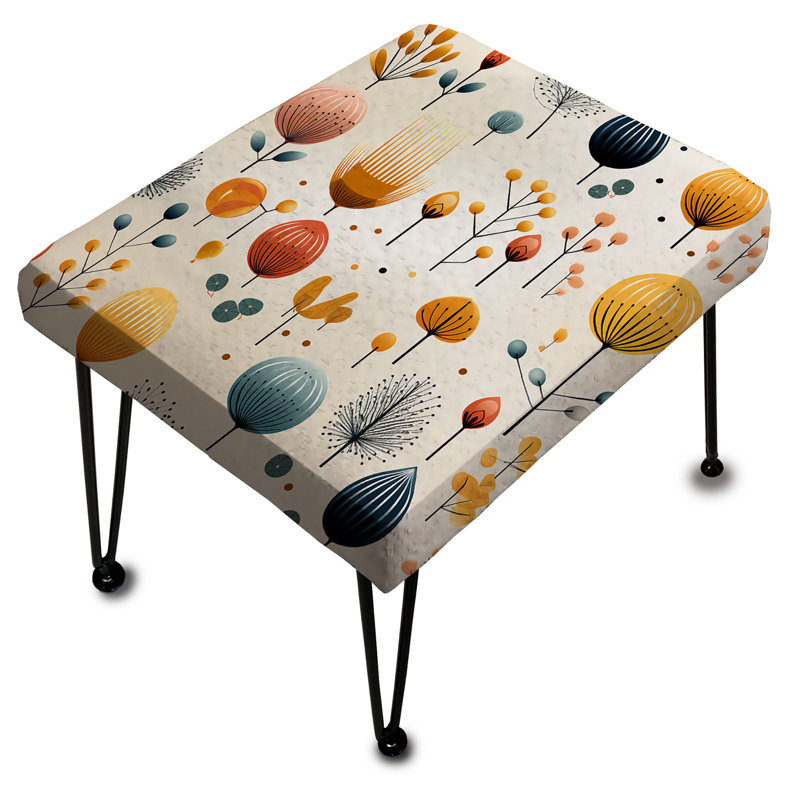 Design Art Mcm Scandinavian Harmony - Midcentury Rectangle Ottoman ...