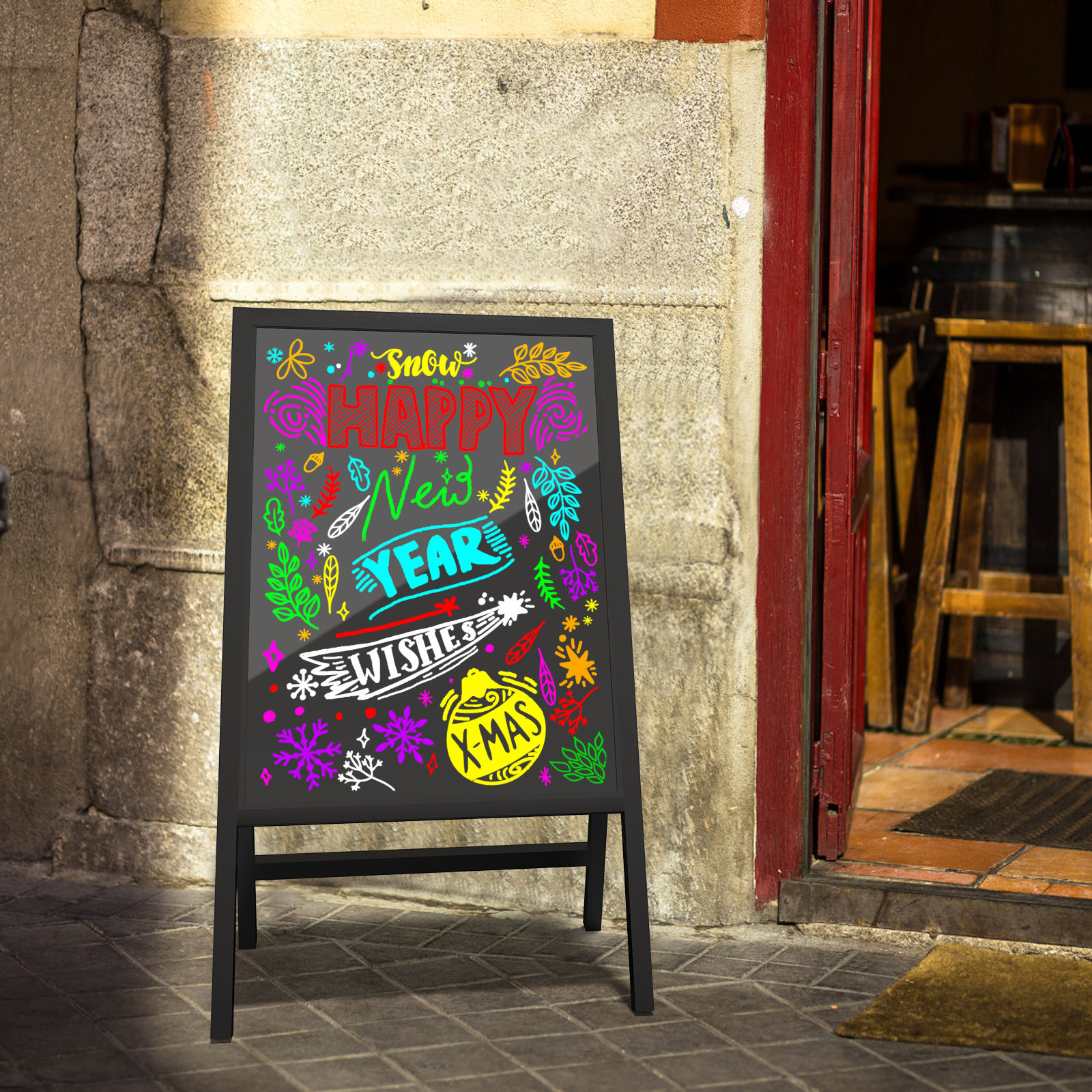 Woodsam LED Message Board, Bulletin Boards, Chalkboards, Erasable ...