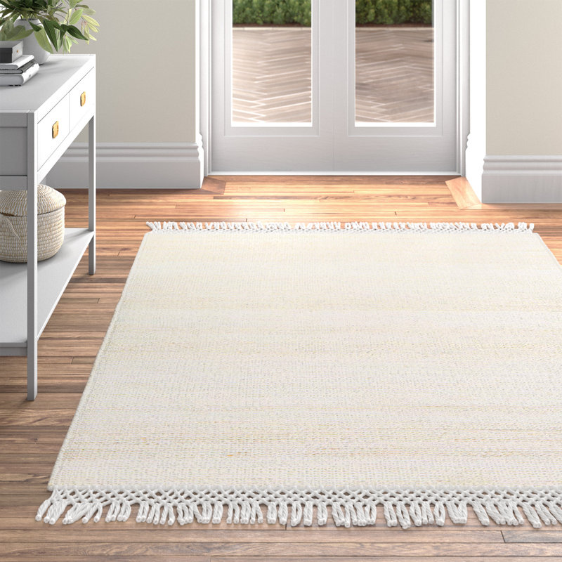 Blume Handmade Flatweave Cream Area Rug & Reviews | Joss & Main