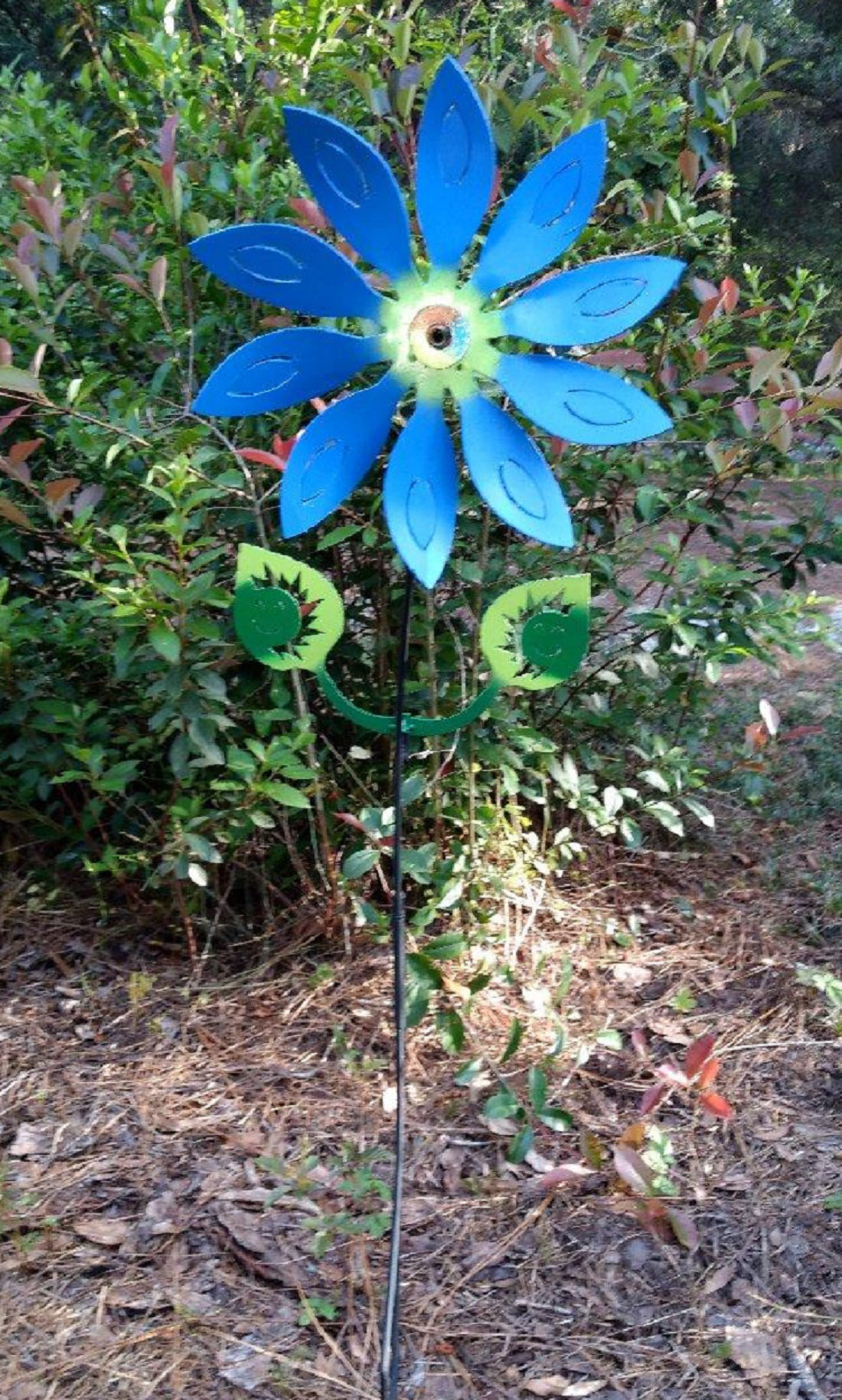 Rosalind Wheeler Kinetic Flower Motion Spinner Sankey Rorator | Wayfair