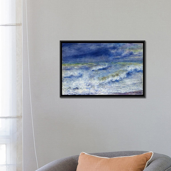 Vault W Artwork "La Vague 1879" by Pierre-Auguste Renoir Painting Print ...