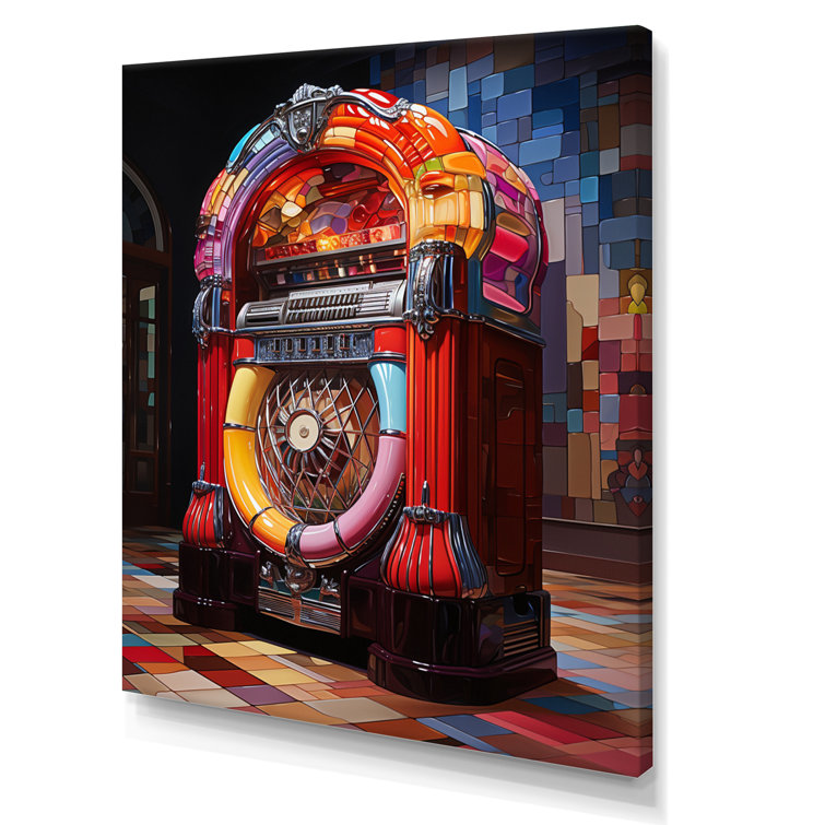 Red Barrel Studio® Jukeboxes Nostalgic Melodies II On Canvas Print ...