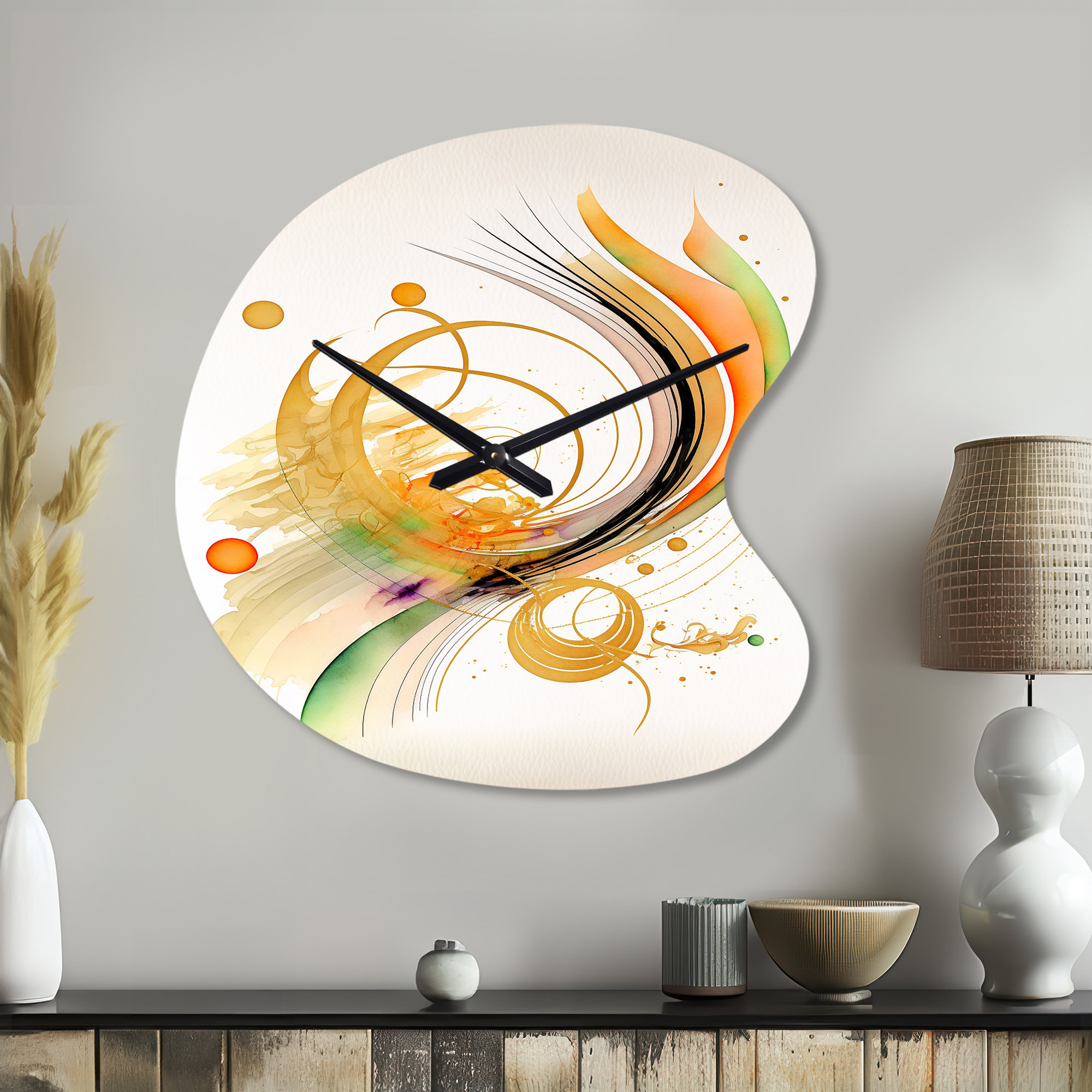 Design Art Golden Spiral Movement II - Abstract Spirals Asymmetrical ...