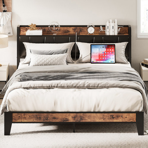 Williston Forge Fateemah Upholstered Storage Bed & Reviews | Wayfair