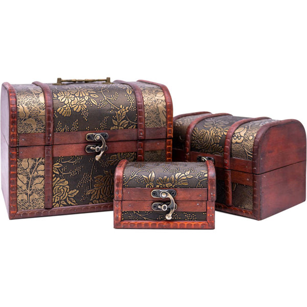 Marlow Home Co. Set of 3 Jewellery Accessory Boxes | Wayfair.co.uk