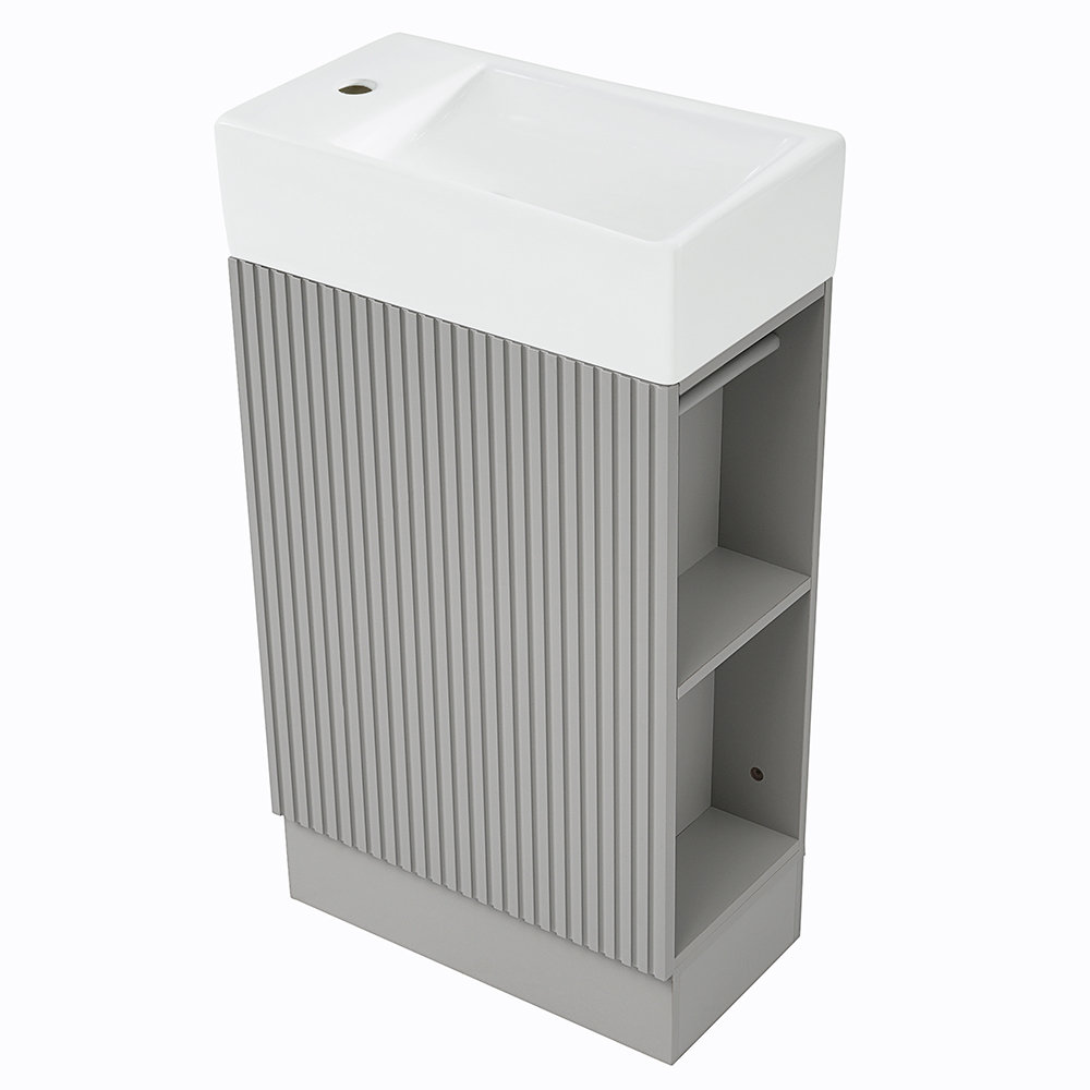 Latitude Run® Scherri Freestanding Bathroom Cabinet | Wayfair