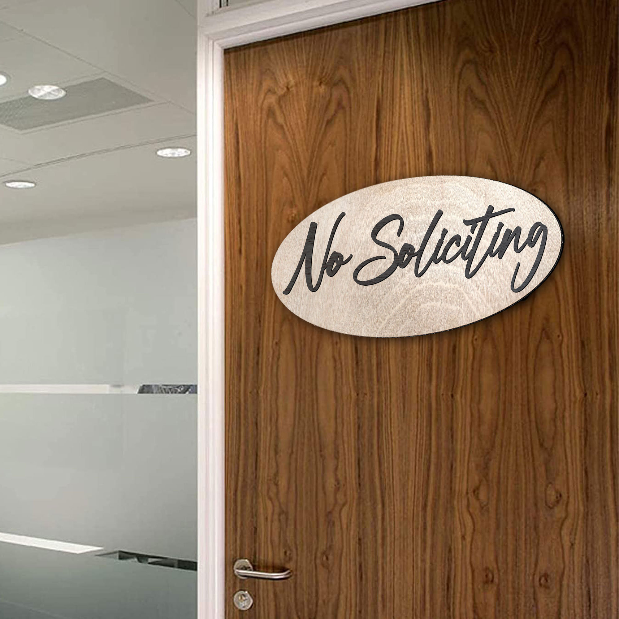 Designocracy No Soliciting Sign | Wayfair