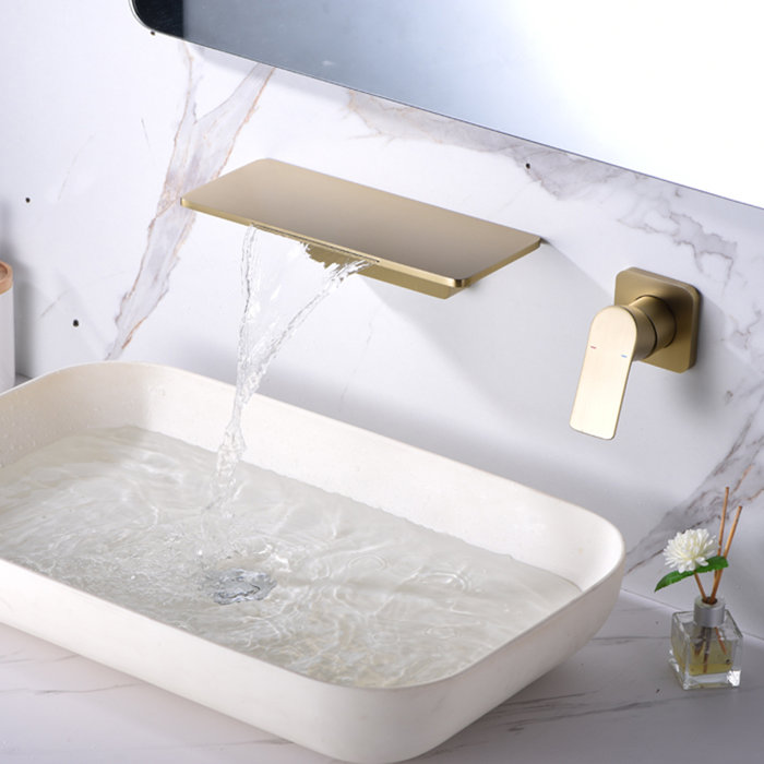 organnice Wall Mounted Faucet Single-handle Bathroom Faucet & Reviews ...