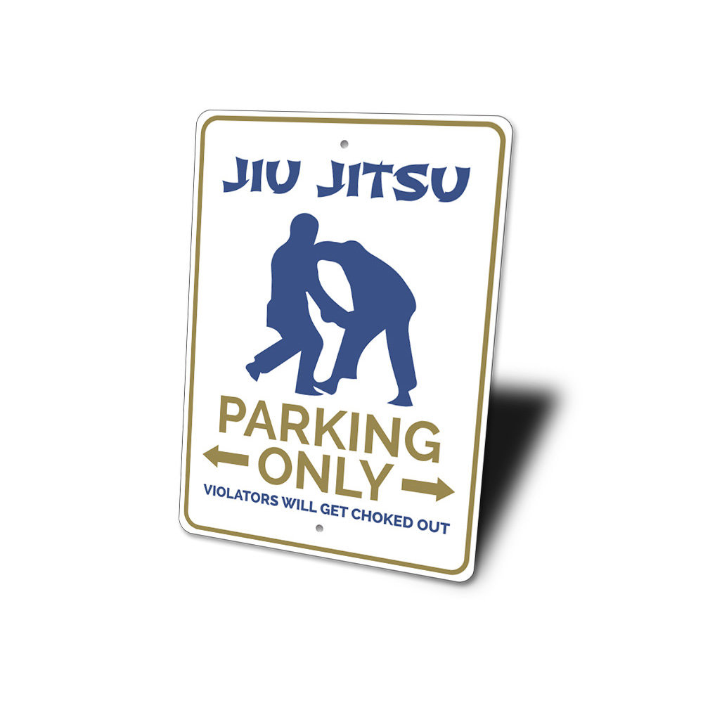 Lizton Sign Shop, Inc Jiu Jitsu Parking Aluminum Sign | Wayfair