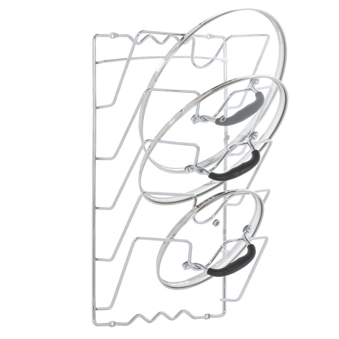 Rebrilliant Metal Rectangle Wall Mounted Pot Rack & Reviews | Wayfair